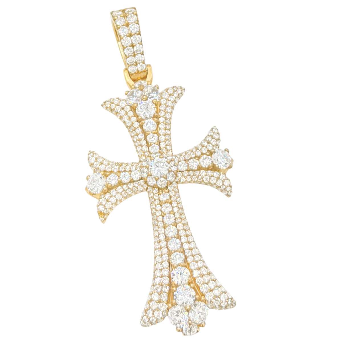 Large Gothic Diamond Cross– Ta Jewelers