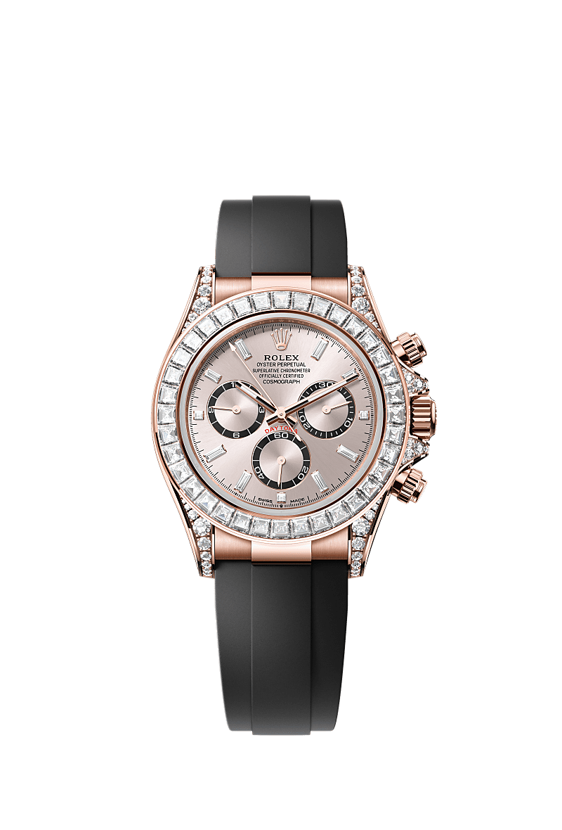 Rolex Rose Gold Daytona - 40mm - Sundust, bright black counter rings D ...