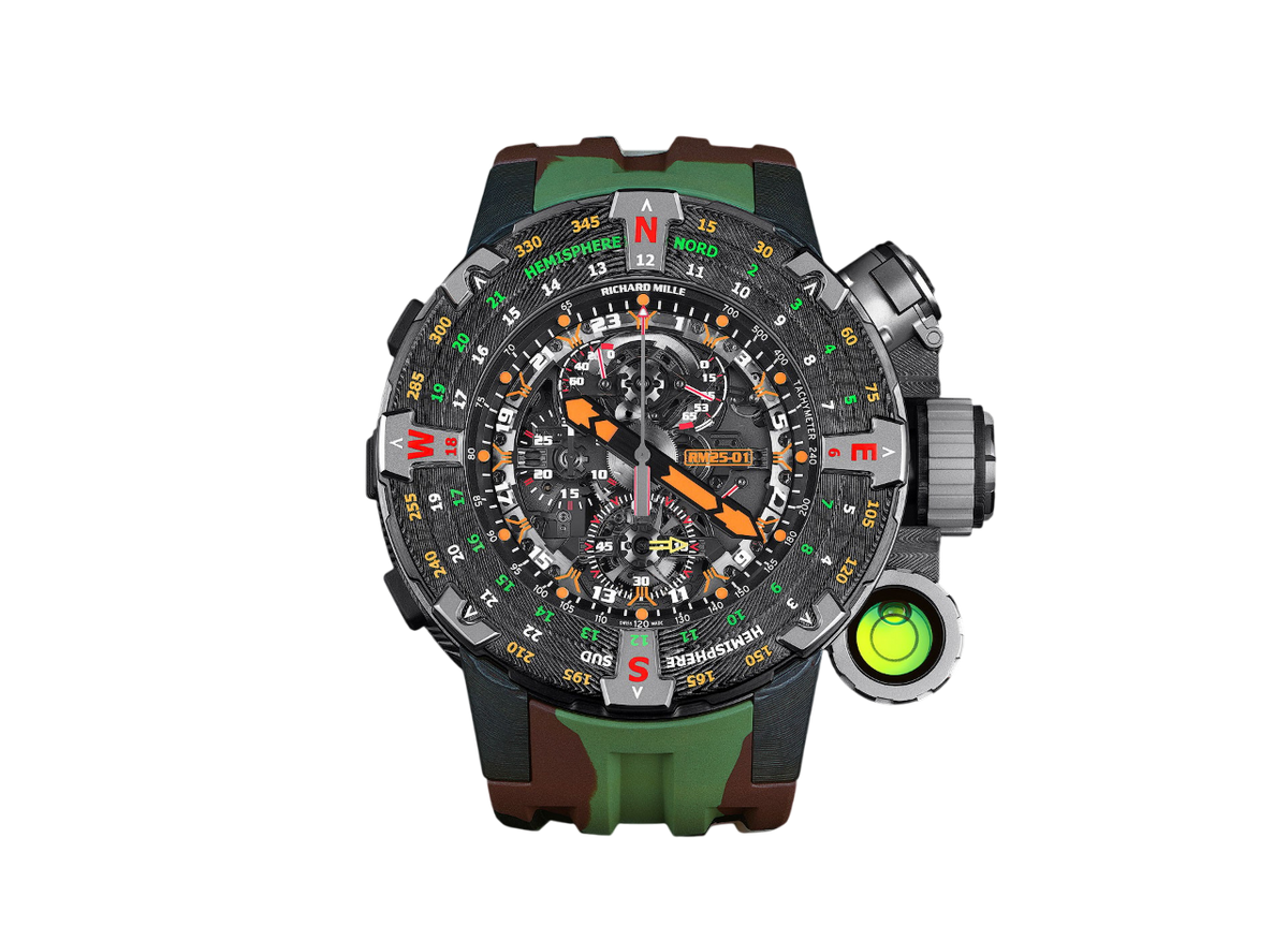 Richard Mille - RM 25-01 - Manual Winding Tourbillon Chronograph Adven ...